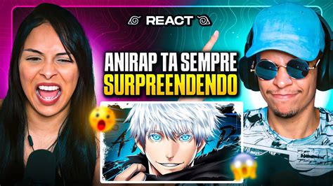 ANIRAP Satoru Gojo O Mais Forte Casal Jounin React YouTube