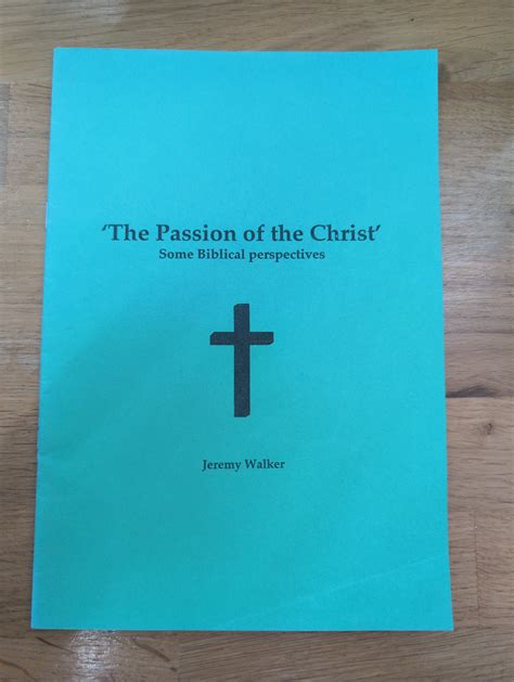 The Passion Of The Christ Christian Books