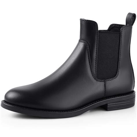 Harvest Land Womens Chelsea Boots Size 6 Black Soft Flat Booties