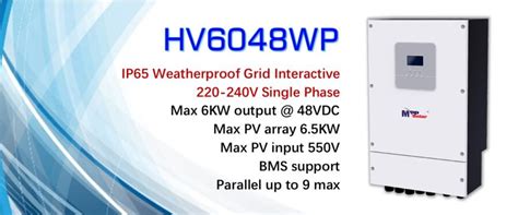 Mpp Solar Inc Hv 6048wp Ip65