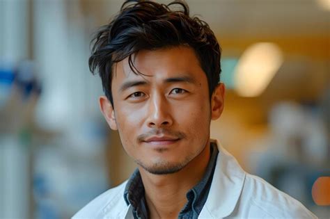 Premium Photo Asian Male Scientist Conducting Research In Medical