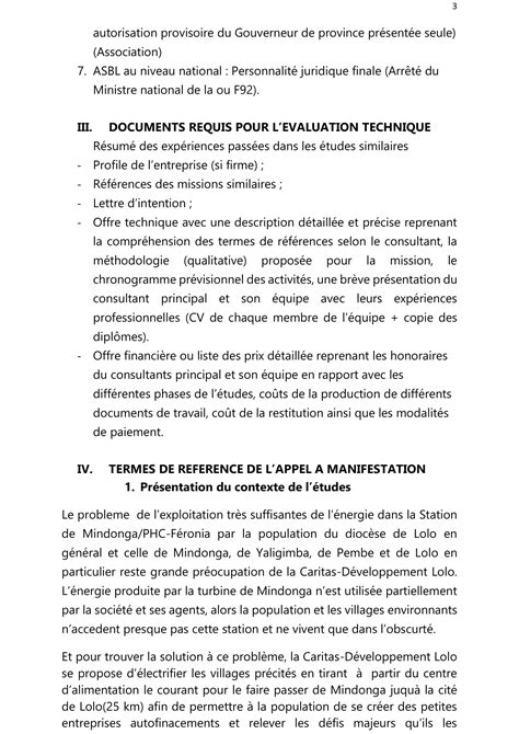 APPEL A MANIFESTATION DINTERET POUR LE RECRUTEMENT DUN SEUL BUREAU POUVANT ENGLOBER TOUS LES