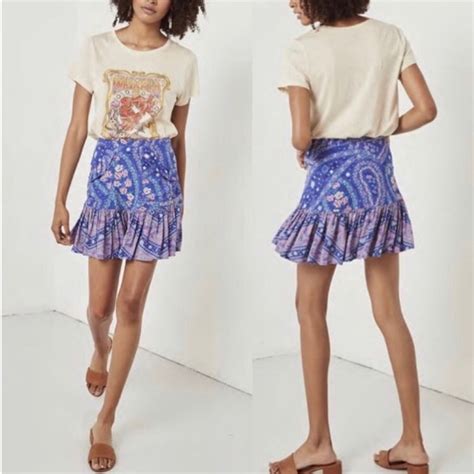 Spell Skirts Spell The Gypsy City Lights Mini Skirt Poshmark