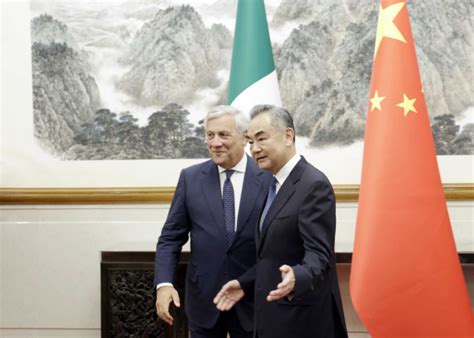 王毅同意大利副总理兼外长塔亚尼举行会谈大国外交澎湃新闻 The Paper