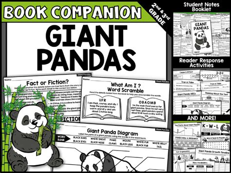 Giant Pandas By Gail Gibbons Interactive Read Aloud Activities By Teach Simple