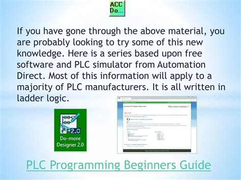 Learn PLC Programming Free A Beginners Guide PPT