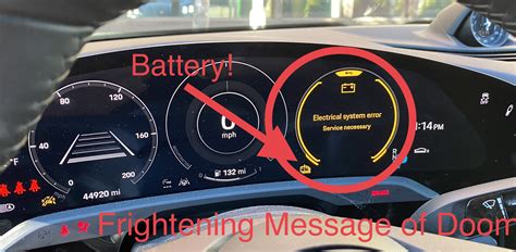 Fast Charging Problems Electrical System Error Service Necessary And