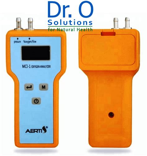 Oxygen Tester Analyzer With Flow And Pressure Meter