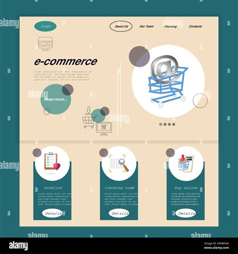 E Commerce Flat Landing Page Website Template Wishlist Tracking Code