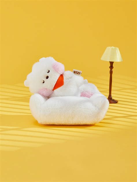 Bt21 Rj Mini Minini Plush Chill Break Line Friends Square