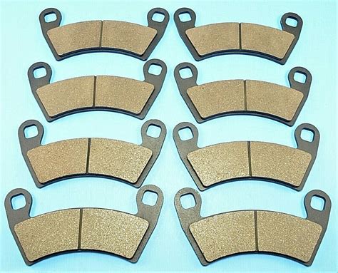 Brake Pad Set Fits Polaris 2205949 2203747 Front Rear Organic 4 Pack