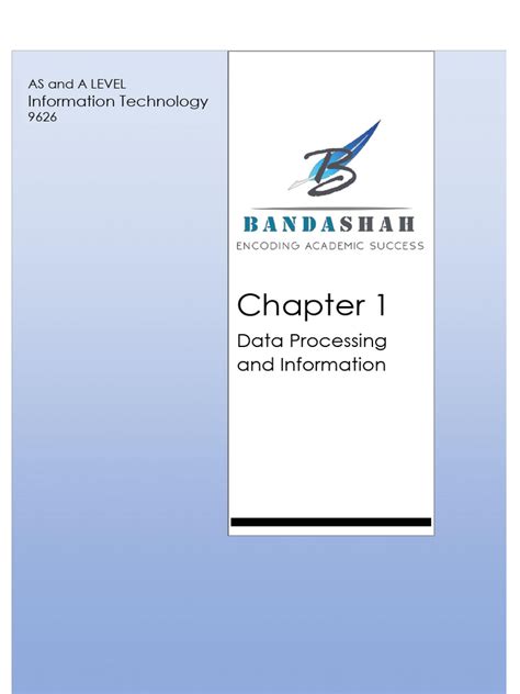 Chapter 1 Data Processing And Information 2 Pdf