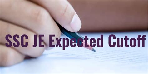 Ssc Je Expected Cut Off 2024 Check Expected Previous Year Cutoff For