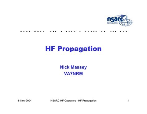 Hf Propagation