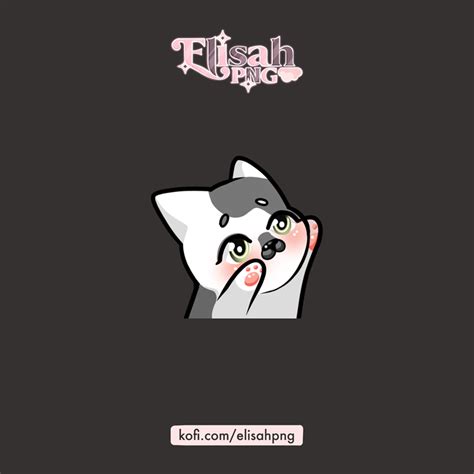 Free Kitty Emote Twitch Discord Youtube Elisahs Ko Fi Shop