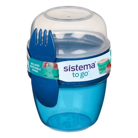 Sistema Capsule Pojemnik Przekąski 515ml Granatowy 9414202214881 • Cena Opinie • Śniadaniówki