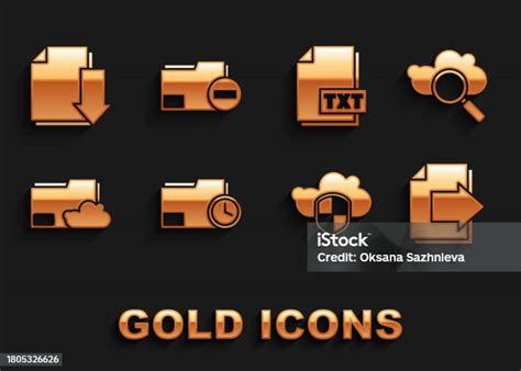 Set Document Folder With Clock Search Cloud Computing Next Page Arrow