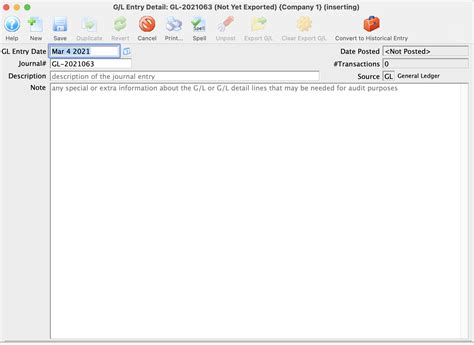 Creating Manual Gl Entries Arts Management Systems