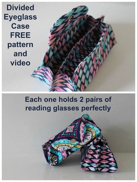 Double Glasses Case Sewing Pattern At Jonathan Middleton Blog