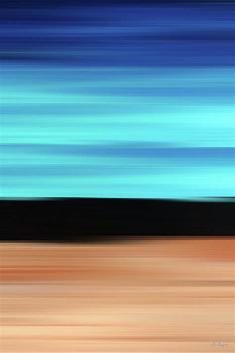 Blue And Tan Art Calm Seas Painting By Sharon Cummings Fine Art America