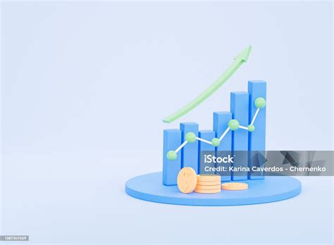 동전 더미와 상단에 화살표가있는 다이어그램입니다 3d 렌더링 3차원 형태에 대한 스톡 사진 및 기타 이미지 3차원 형태 거래자 디지털 생성 이미지 Istock