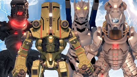 All Robot Kaijus Showcase In Kaiju Universe Youtube