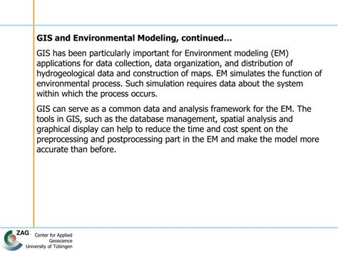 Ppt Preprocessing Using Gis For Environmental Modeling Powerpoint