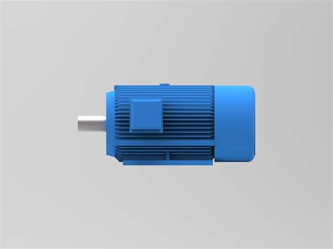 三相感应电动机 交流电机solidworks 2016模型图纸下载 懒石网