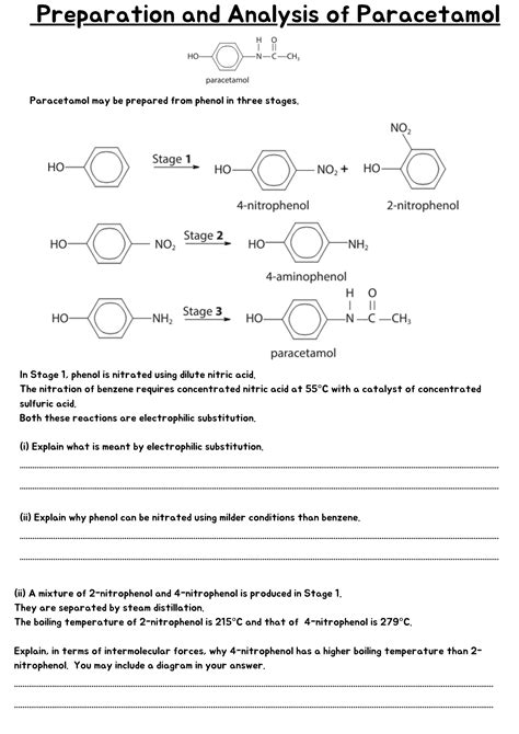 A Level Chemistry Organic Chemistry Exam Questions Teaching Resources