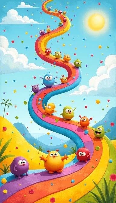 Free Rainbow Adventure Path Image Rainbow Characters Adventure Download At Stockcake