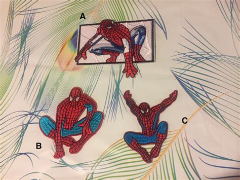 Spider Man Embroidered Patches Spiderman Iron On Patch Spider Man
