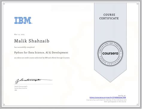 Python Datascience Ai Machinelearning Coursera Ibm Learning
