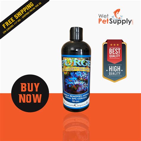 Underwater Creations Purge Acropora Eating Flatworm Treatment Wet Pet