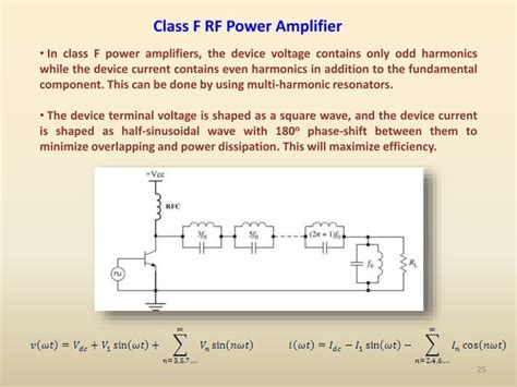 High Efficiency Rf Power Amplifierspptx