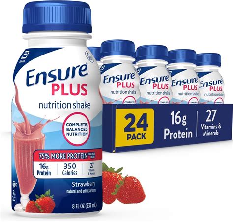 Ensure Plus Nutrition Shake With 16 Grams Of Protein Meal Replacement
