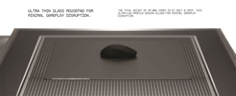 Wallhack 40 Glass Gaming Mousepad Professional Esport Mouse Mat With