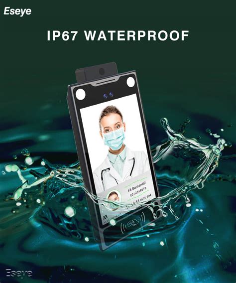New Design Time Waterproof Body Temperature Face Recognition Access