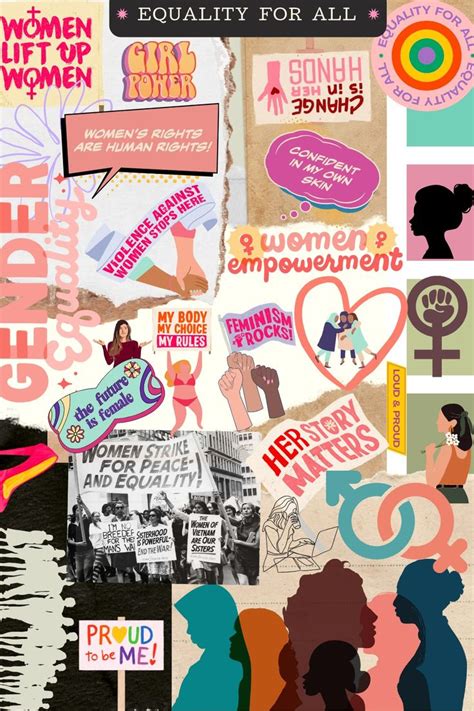 Equality For All Mini Scrapbook Album Handmade Poster Creative Book