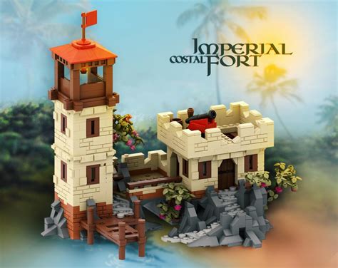 Lego Moc Pirates Inspired Imperial Coastal Fort By Brick98989