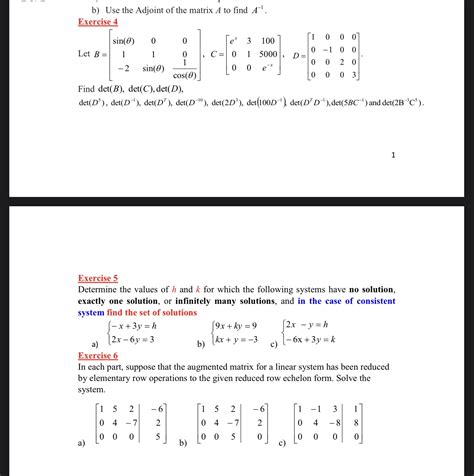 Solved Exercise 1Let The Following Linear Chegg Com