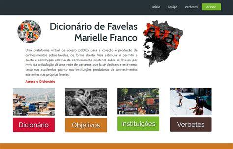 Fiocruz lança WikiFavelas o Dicionário de Favelas Marielle Franco Rio de Janeiro G