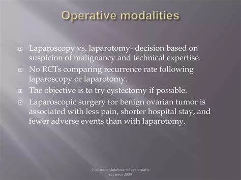 Benign Ovarian Masses Pptx
