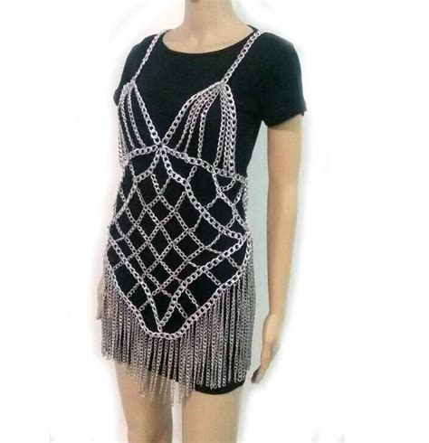 Buy Wholesale Sexy Waist Tassel Body Chain Halter Bra Lingerie Dress