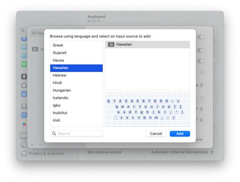 How To Add The Hawaiian Keyboard Layout On A Mac La De Du