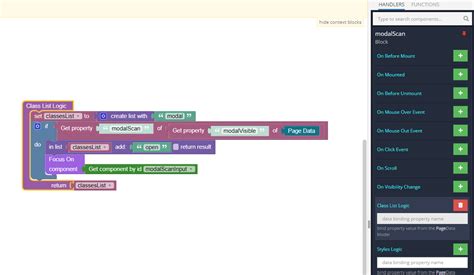 Set Focus On Modal Input When Visible Ui Builder Backendless Support