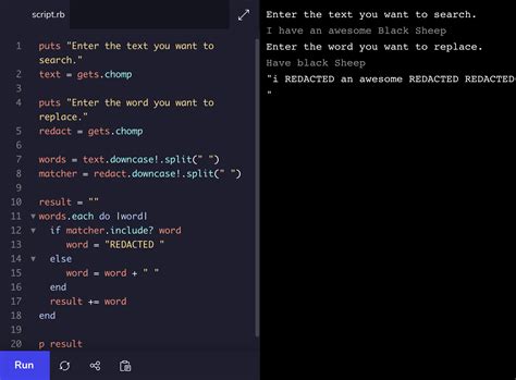 Faq Redacted Great Work Ruby Faq Codecademy Forums
