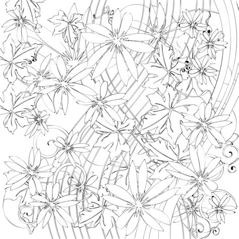 꽃 모티브로 추상 스케치 배경 그림 그림 스케치 꽃 무늬 배경 일러스트 및 사진 무료 다운로드 Pngtree