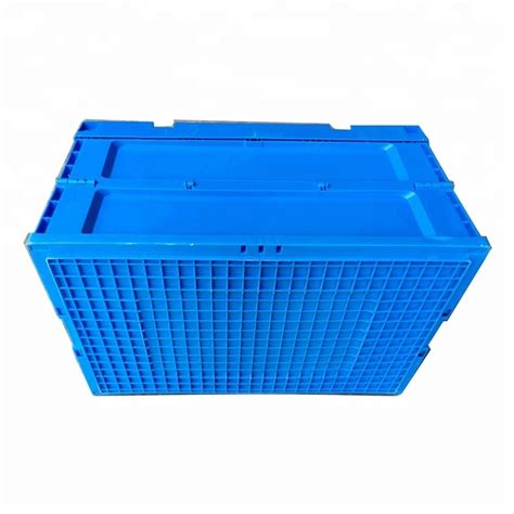 Heavy Duty Large Stackable Reusable Movable Folding Pp Storage Box Plastic Crate China Plastic