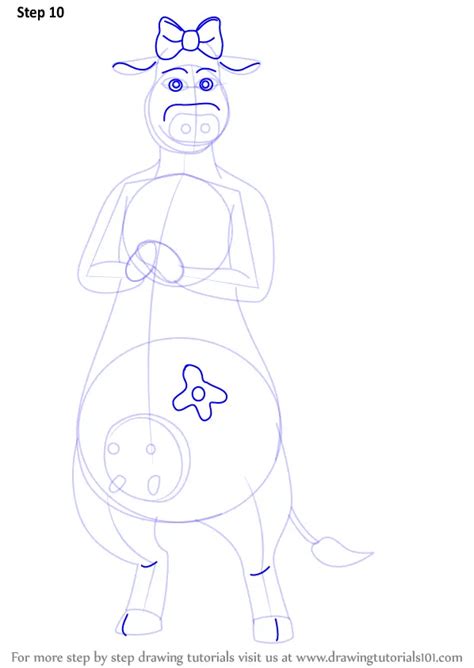 How To Draw Abby From Back At The Barnyard Back At The Barnyard Step