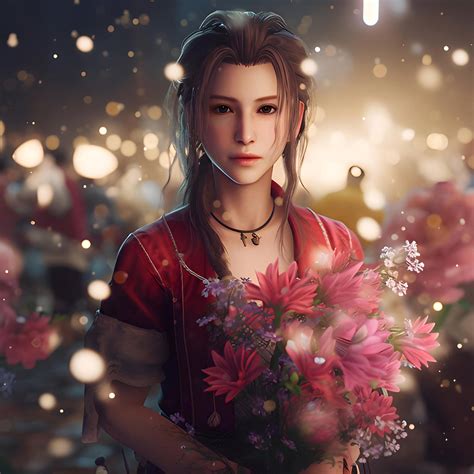Aerith Gainsborough By Aiartfreak On Deviantart